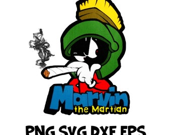 Marvin the Martian Weed Svg - Etsy UK