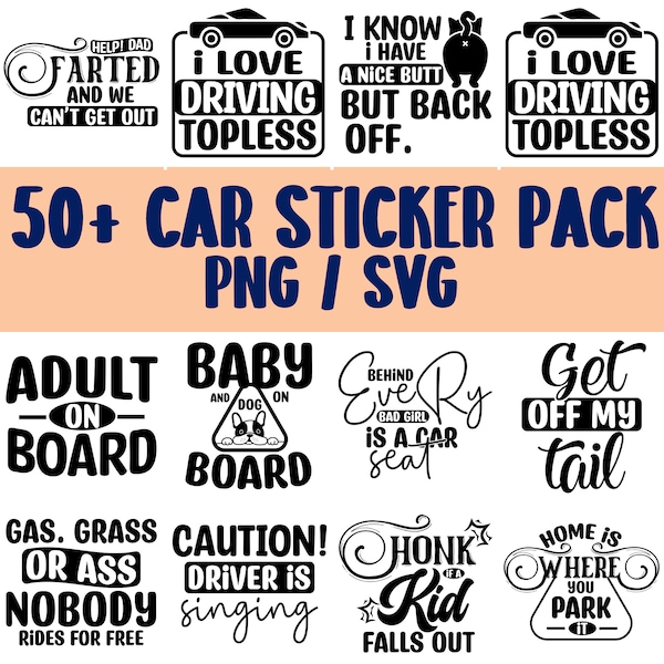 Popular Car Decals - Etsy