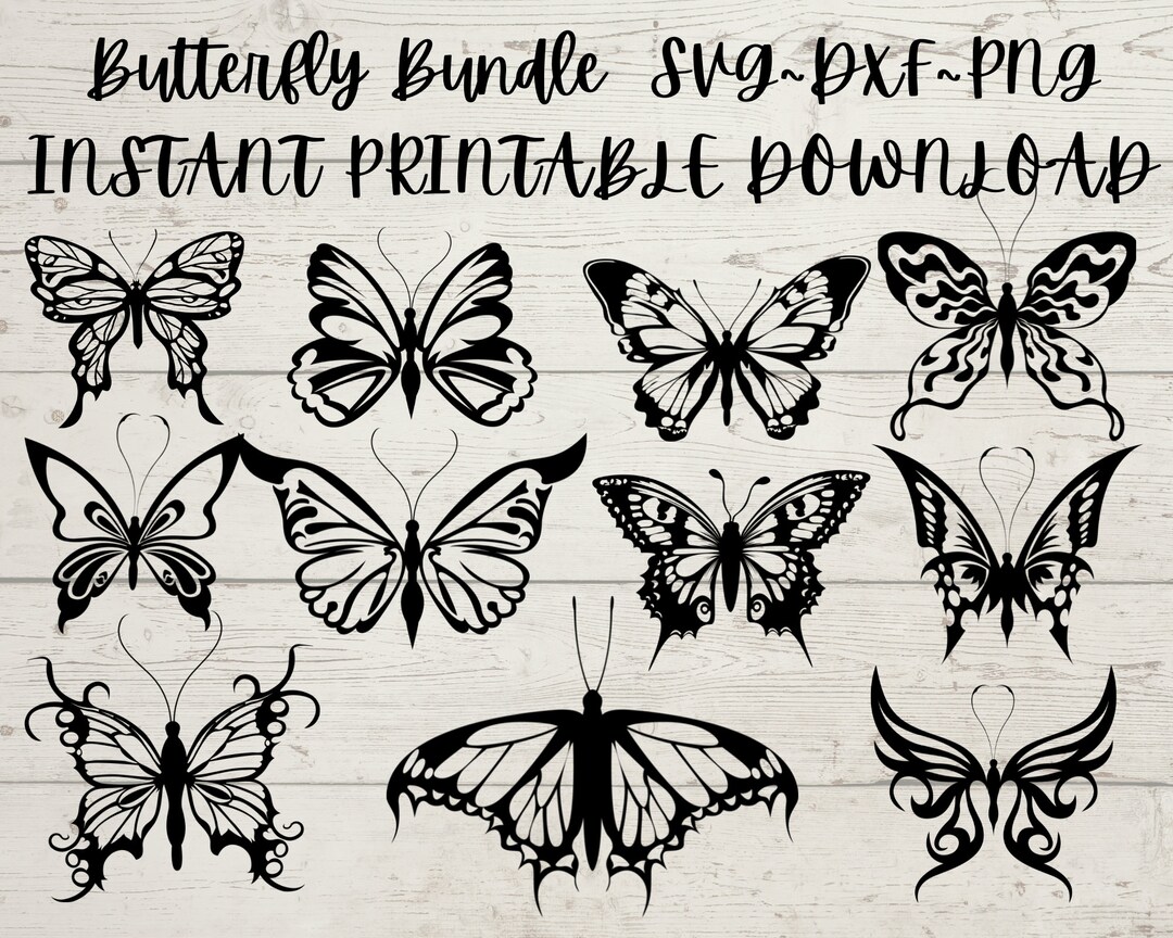 Vlinder SVG - Etsy Nederland