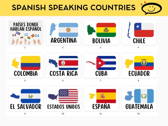 Banderas De Paises Hispanohablantes Para Imprimir Uno