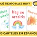 Weather Spanish Vocabulary Printable Posters, Weather in Spanish ...