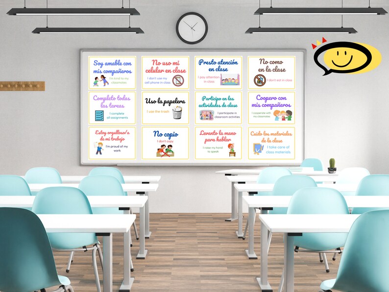 Frases Para El Aula De Español Carteles, Decoración Del Aula De Español ...