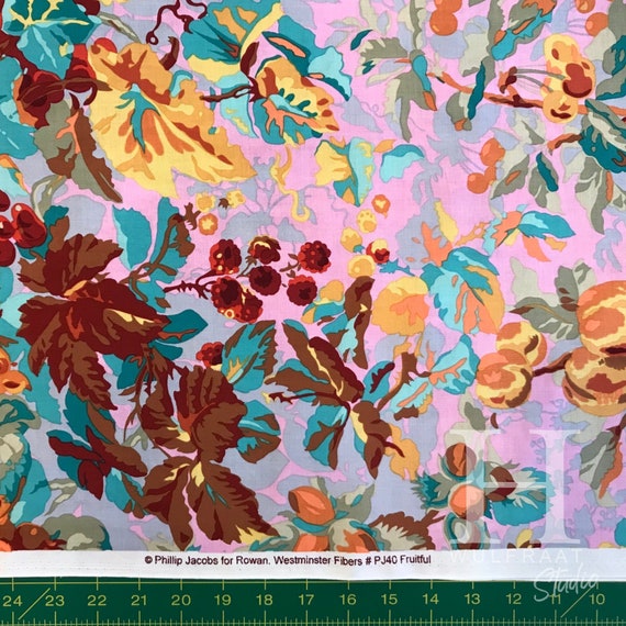 Visual Arts Dyeing & Batik OOP by the 1/2 YARD PJ40 lilac Philip Jacobs Fruitful etna.com.pe