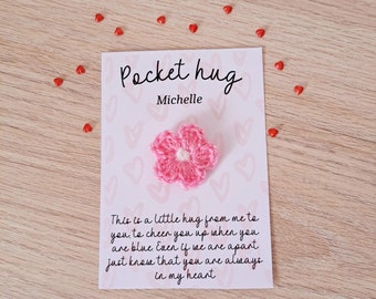 Customisable Pocket Hug and Card, Birthday Gift for Daughter, Son ...