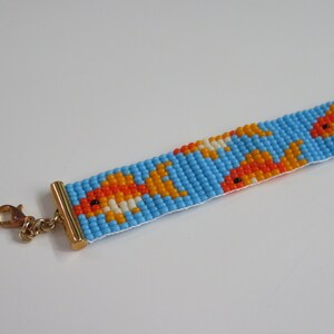 Goldfish Seed Bead Bracelet - Etsy