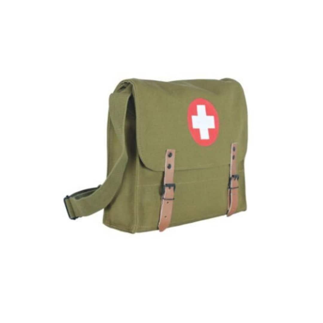 Vintage Red Cross Canvas Medic Tote Bag by Farm Blue Olive/black - Etsy