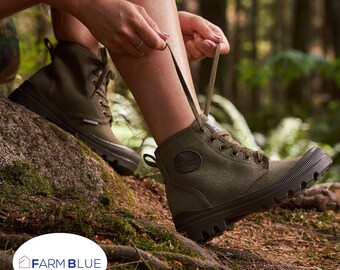 Canvas Work Boots | Etsy