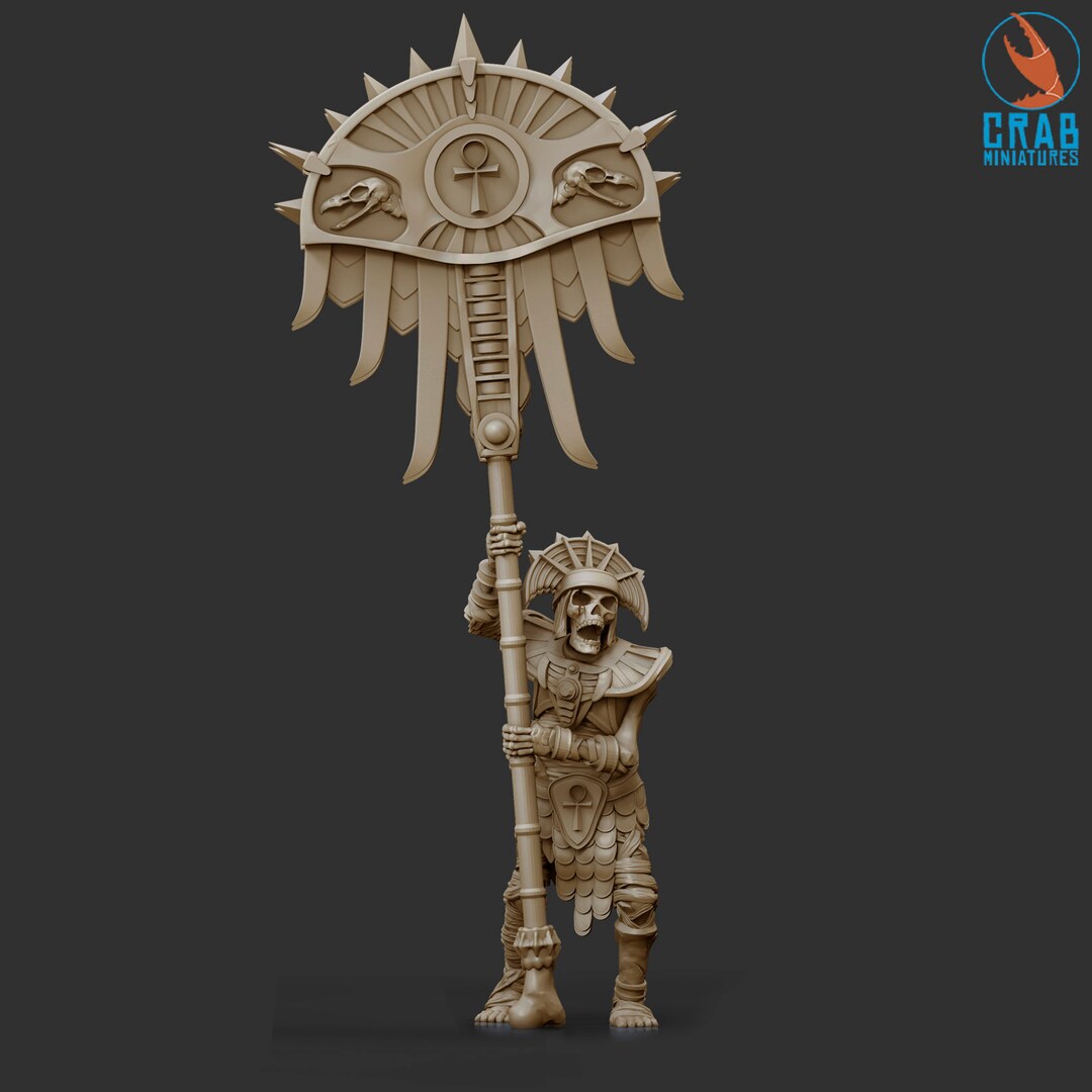 Desert Skeleton Battle Standard | Undead Egyptian Desert Skeletons ...