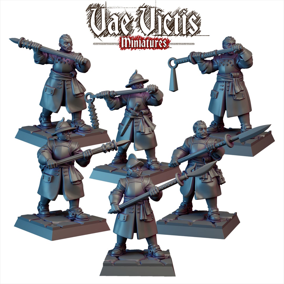 Vampire Hunters (6 Models) | Witch Hunters E.g. for Broheim, Frostgrave ...