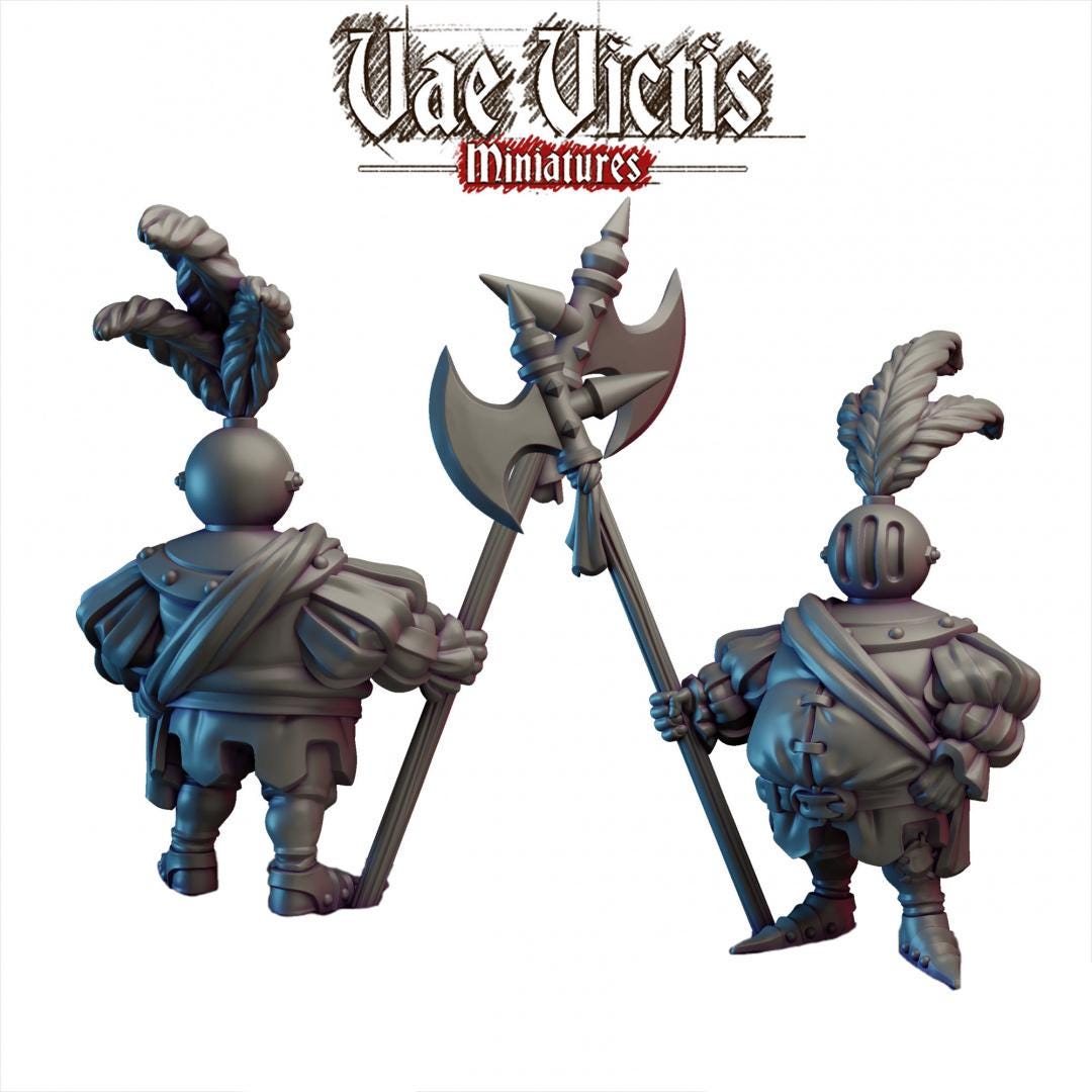 Fancy Knight | Fantasy Wargame Models E.g. for Broheim, Frostgrave ...