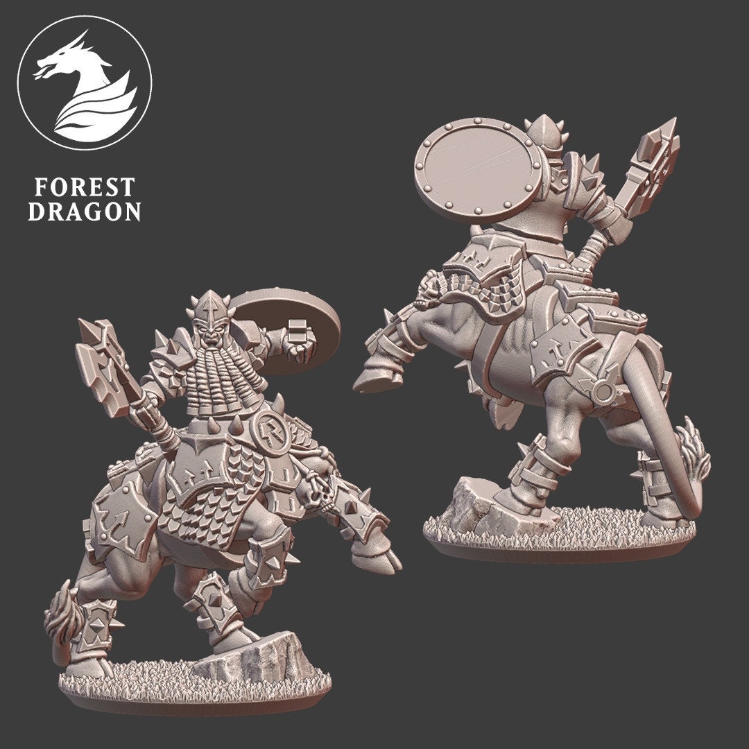 Demonsmith Centaur Hero 10mm Warmaster Models Fantasy Forest Dragon - Etsy