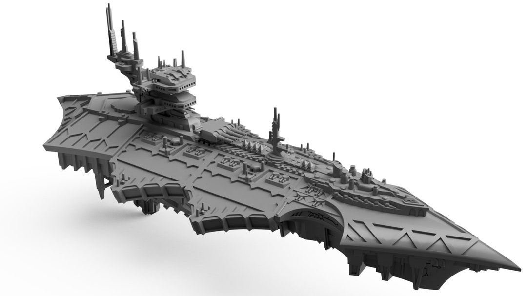 Chaos Heavy Cruiser wide E.g. as Styx/hades for Battlefleet Gothic ...