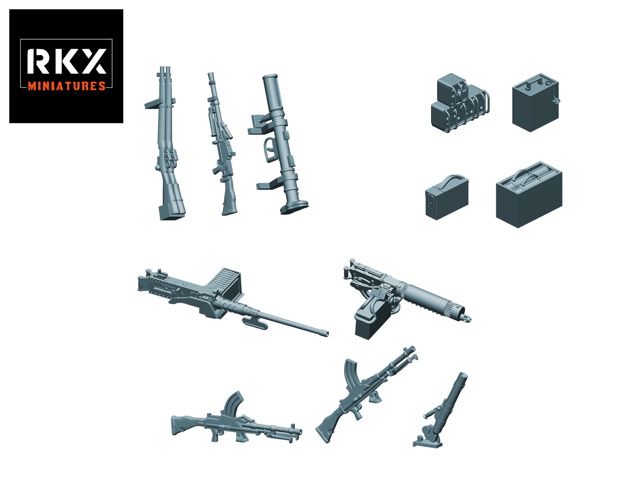 Carrier Stowage Set | RKX Miniatures | 28 Mm / 1:56 | World War II ...