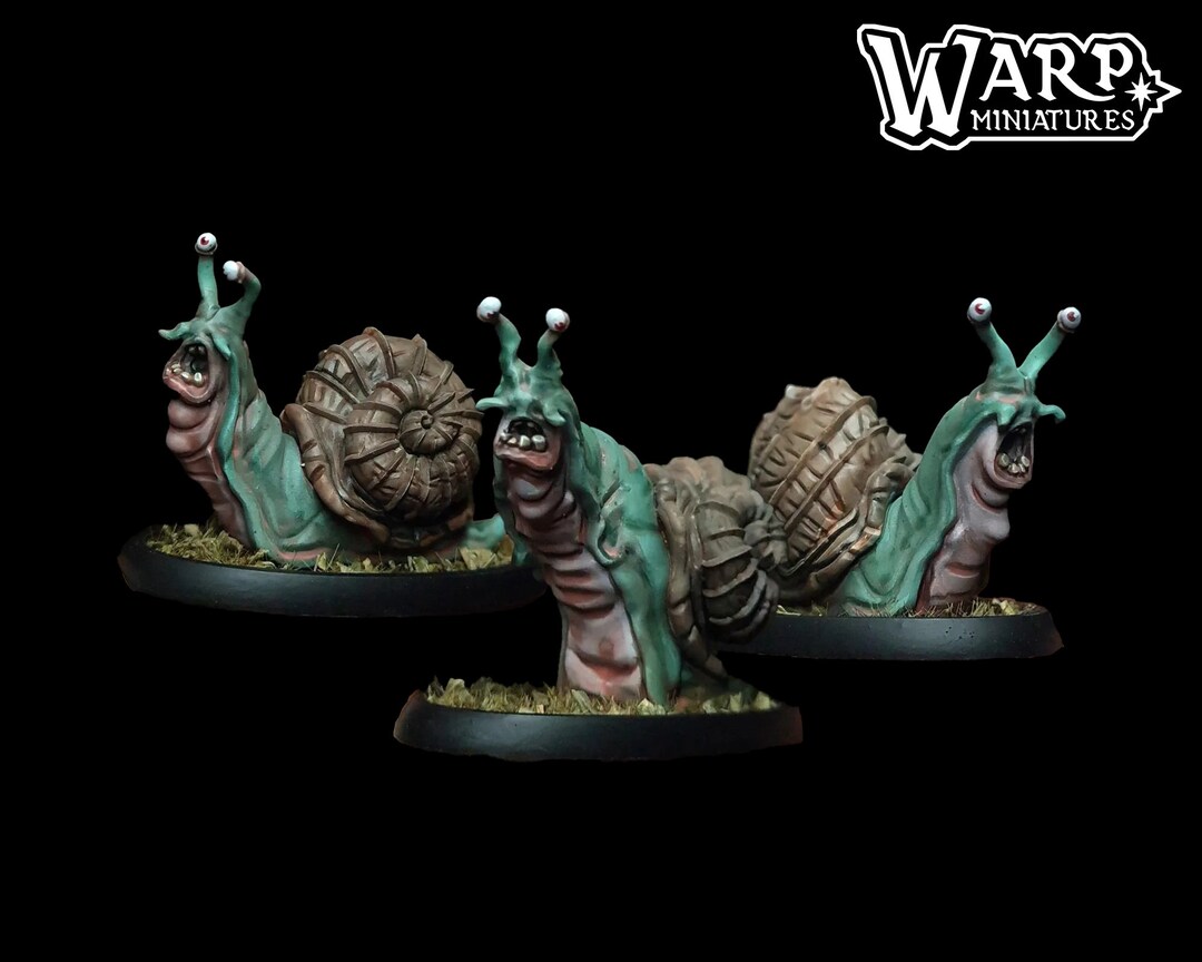 Demon Snails 3 Models E.g. as Nurgle Demons for Warhammer - Etsy