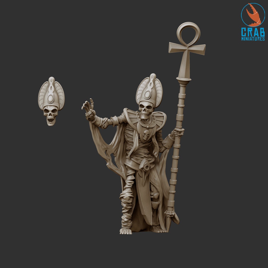 Hierophant | Undead Egyptian Desert Skeletons | Age of Fantasy - Etsy