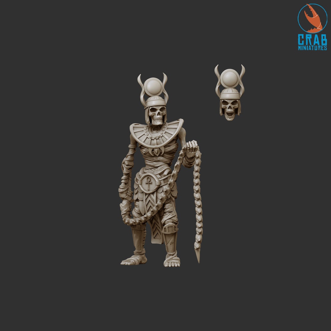 Slavemaster | Undead Egyptian Desert Skeletons | Age of Fantasy - Etsy