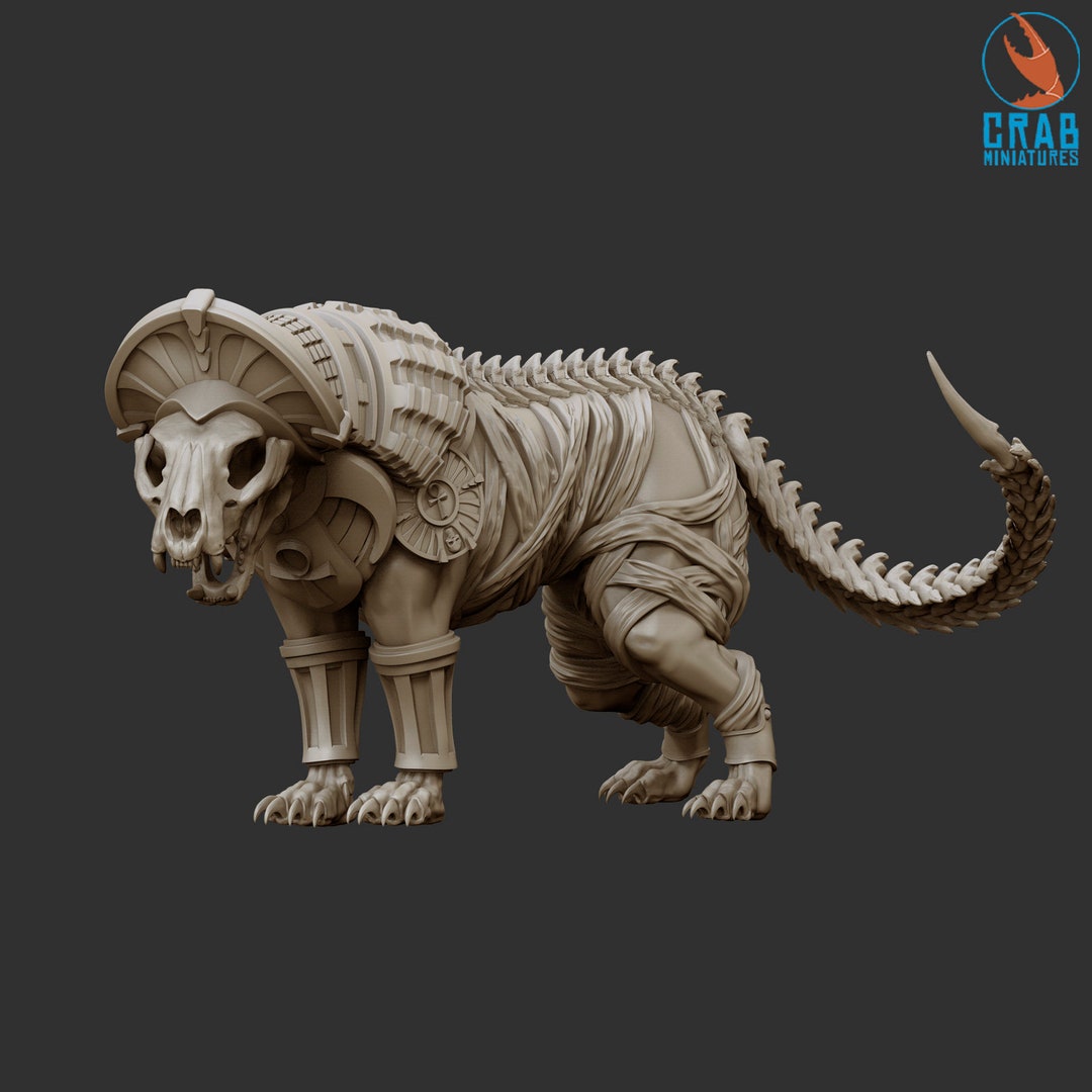 Undead Lion Sphinx E.g. for Khemri / Tomb Kings Necrosphinx Proxy - Etsy