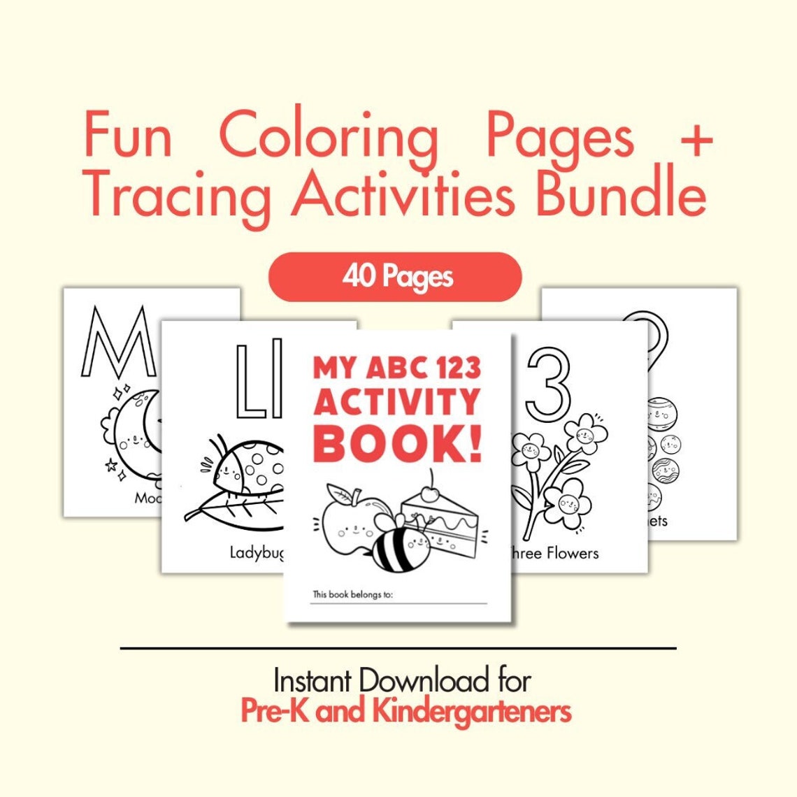 Fun and Educational Preschool Alphabet & Numbers Worksheets: Printable ...