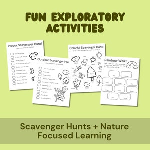 Interactive Scavenger Hunt Activity Book for Kids - Outdoor & Indoor ...