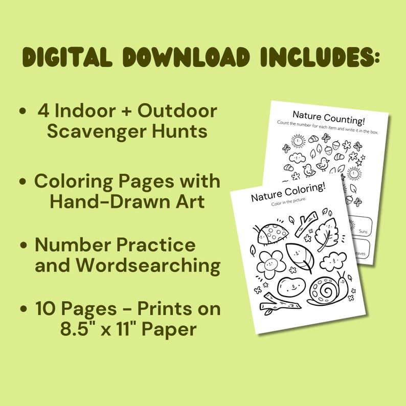 Interactive Scavenger Hunt Activity Book for Kids - Outdoor & Indoor ...