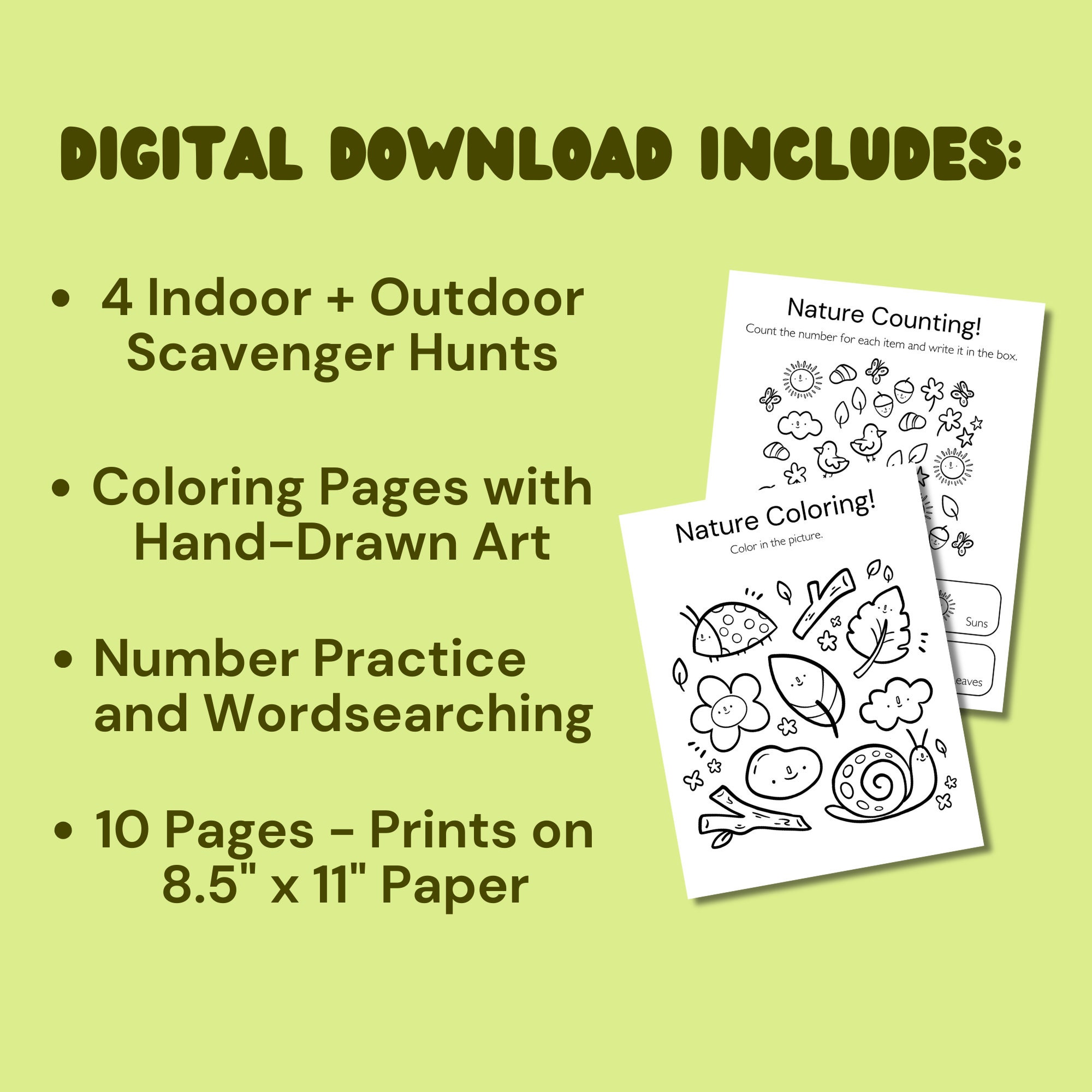 Interactive Scavenger Hunt Activity Book for Kids - Outdoor & Indoor ...