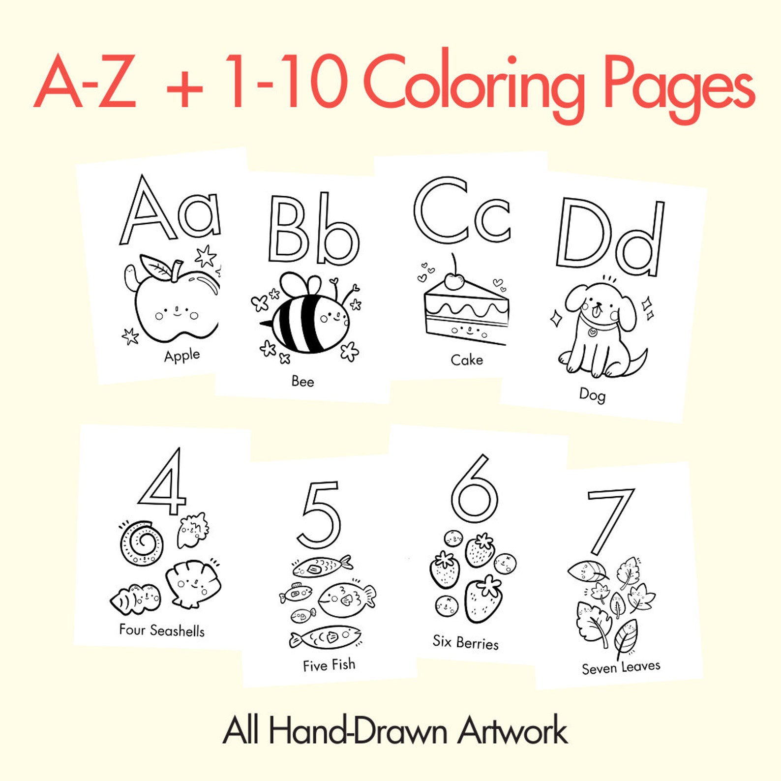 Fun and Educational Preschool Alphabet & Numbers Worksheets: Printable ...