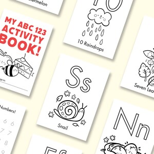 Fun and Educational Preschool Alphabet & Numbers Worksheets: Printable ...