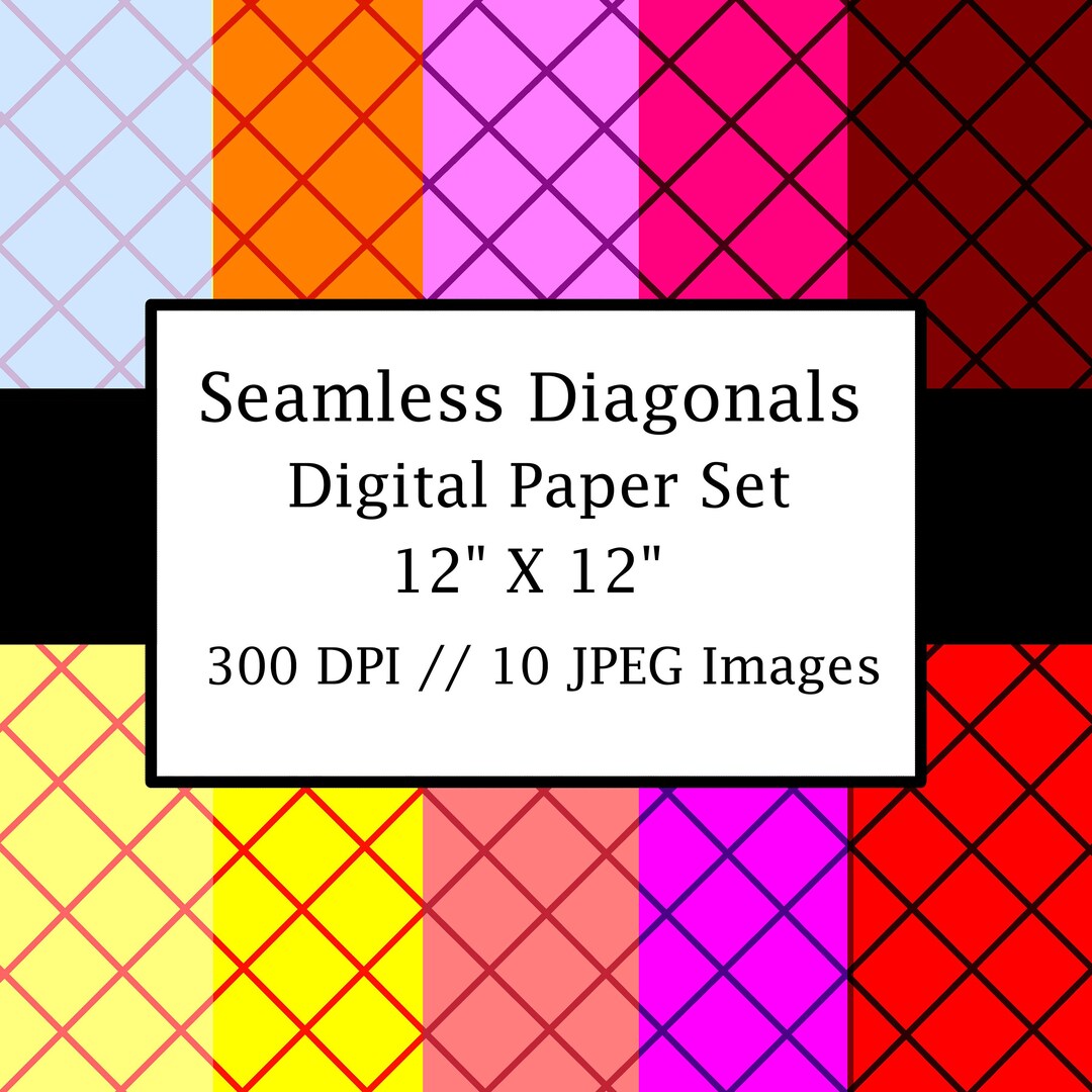 Diagonal Pattern Digital Paper Artwork - Etsy UK