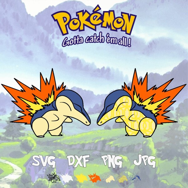 Cyndaquil Digital Image - Etsy