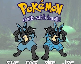 Lucario Svg - Etsy UK