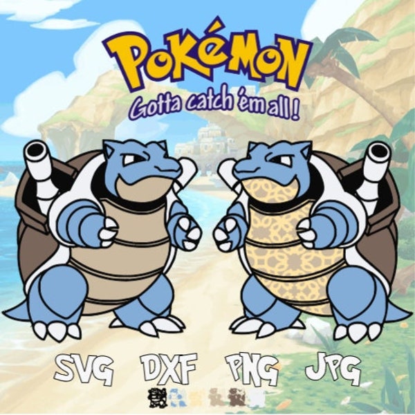 Blastoise Png Svg - Etsy Canada