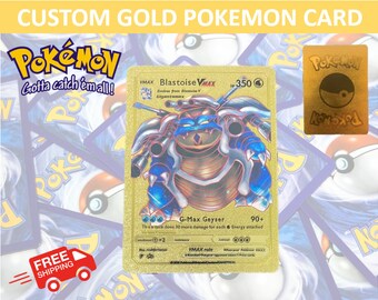 Blastoise Vmax Card - Etsy