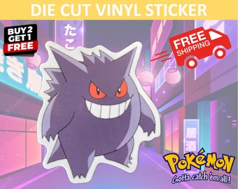 Gengar Card Decal - Etsy