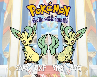 Leafeon Clipart - Etsy Australia