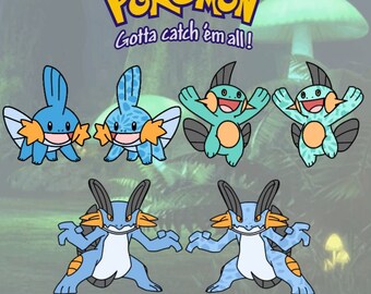 Mudkip Silhouette - Etsy Canada