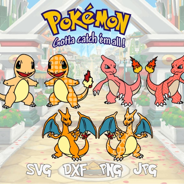 Charmander Svg - Etsy