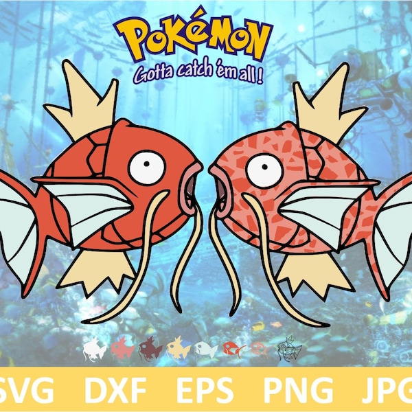 Magikarp Art Svg - Etsy Australia