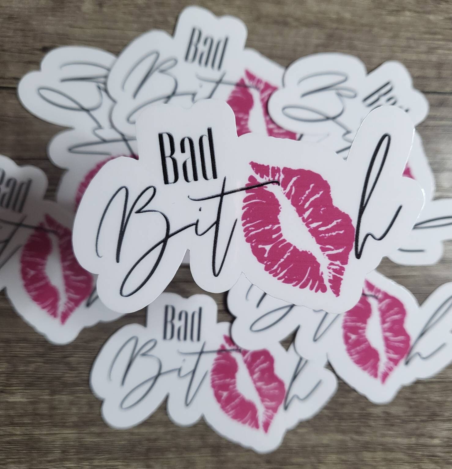 Certified Bad Bitch Lip Sticker Pack | Bad Bitch Vinyl Sticker Pack ...