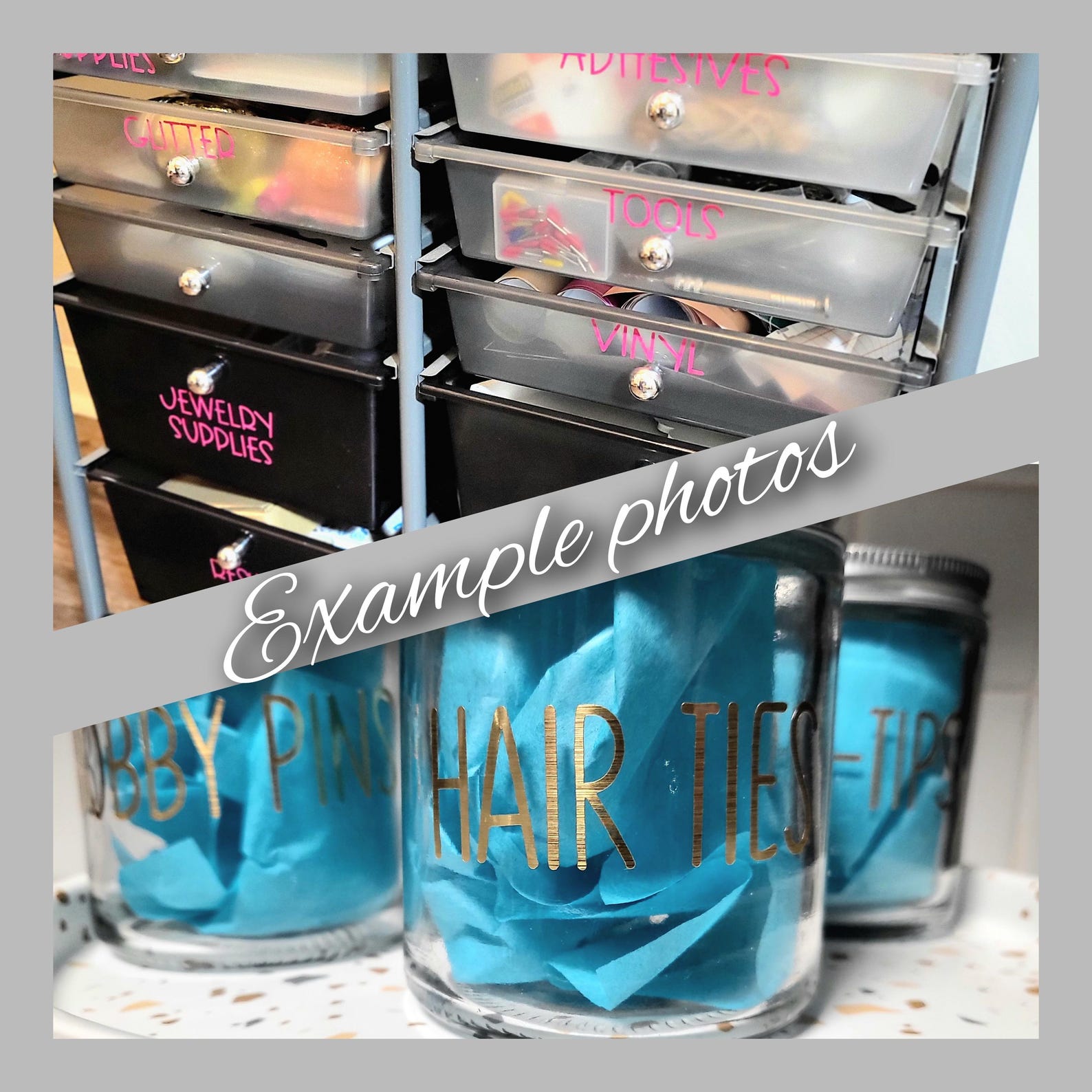 Days of the Week Organizing Labels Pre-made Vinyl Decal Set ready to ...