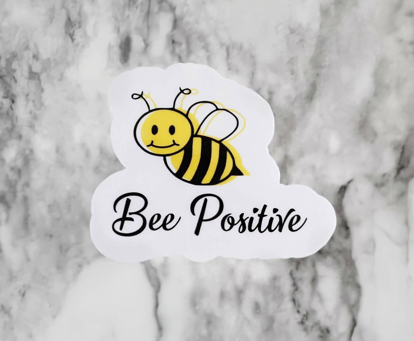 Bee Happy Stickers: Positive, Kind, Happy - 3 Count - Etsy