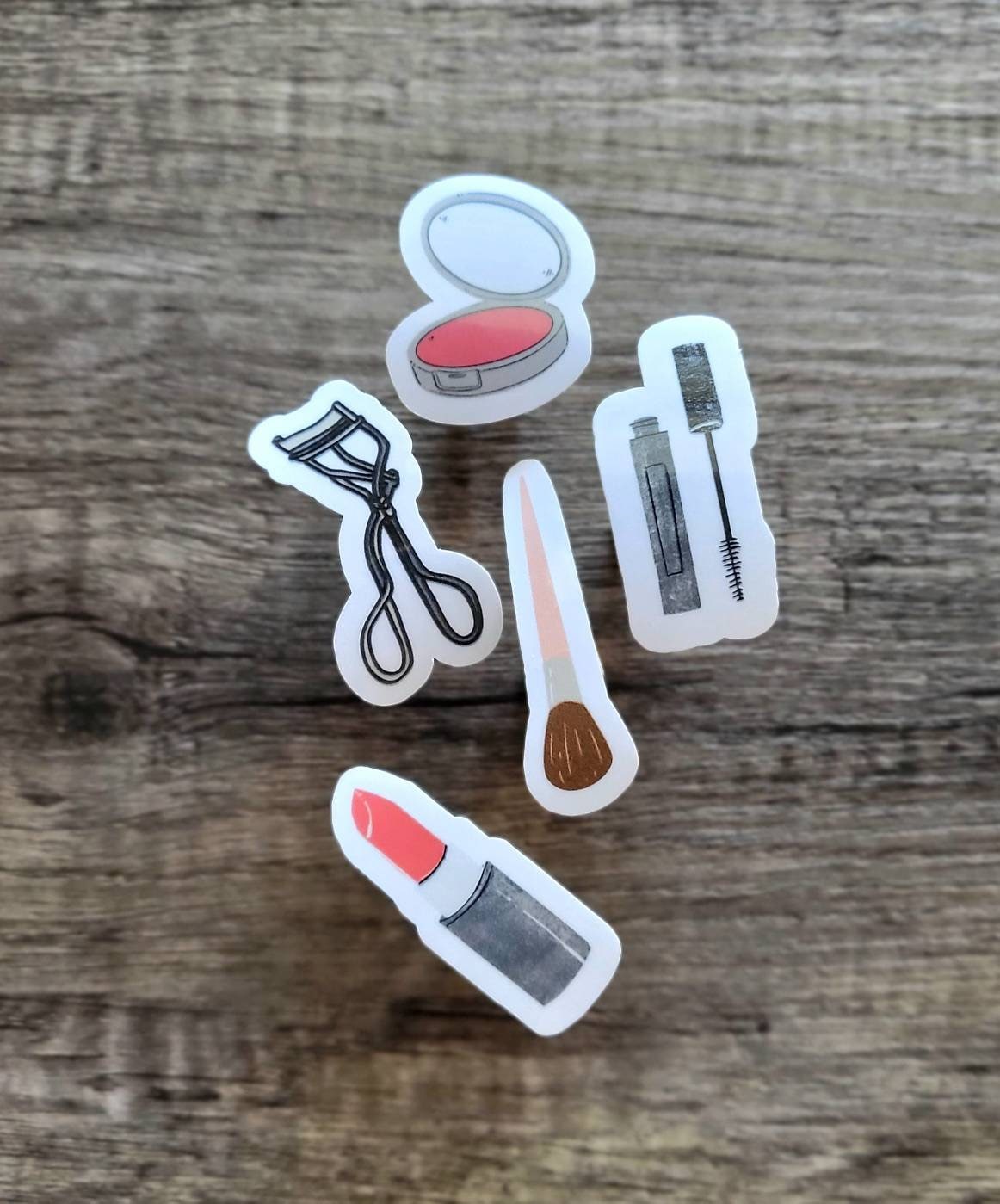 Mini Makeup Vinyl Sticker Pack: Beauty Scrapbook Stickers - Etsy