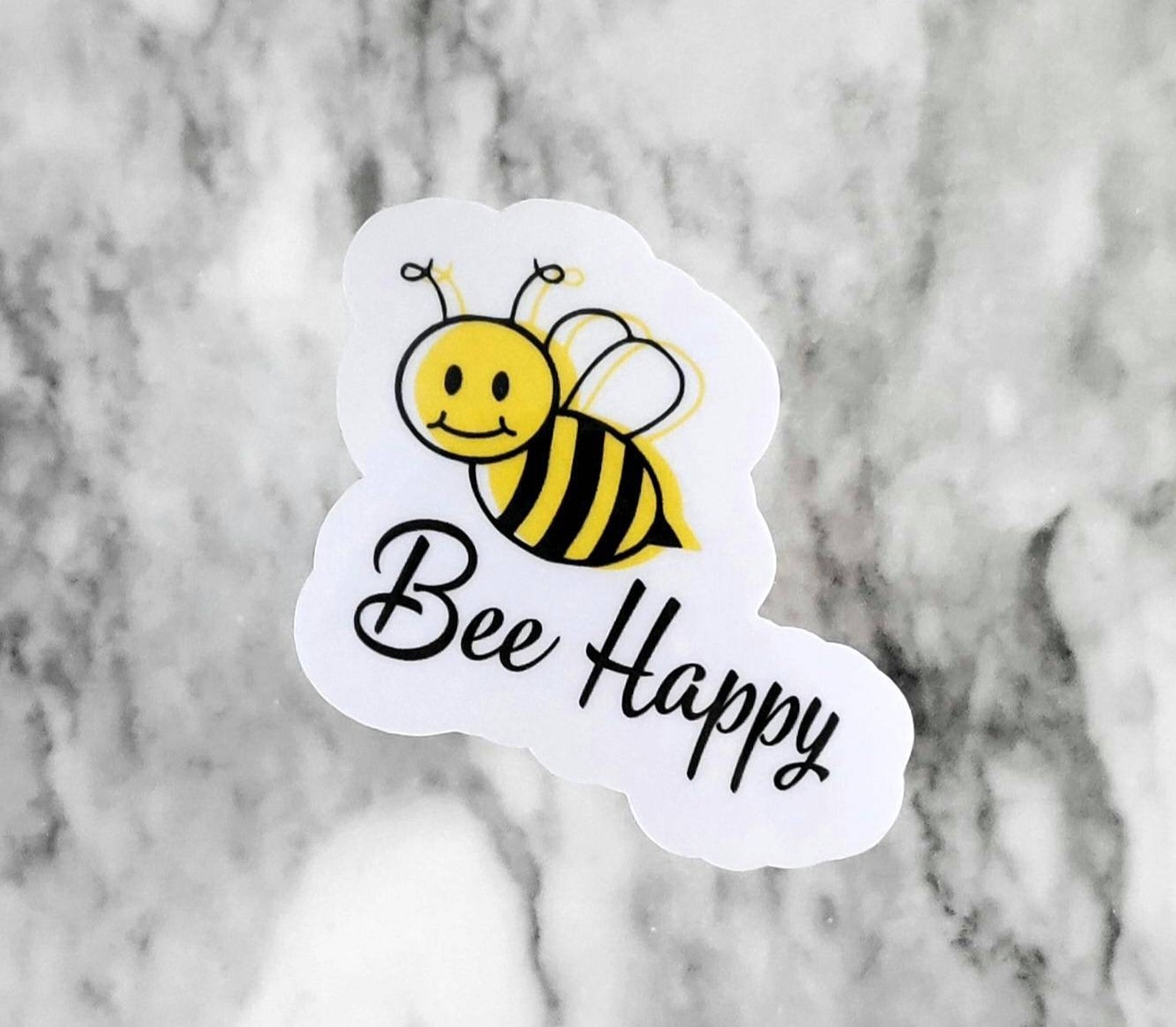 Bee Happy Stickers: Positive, Kind, Happy - 3 Count - Etsy