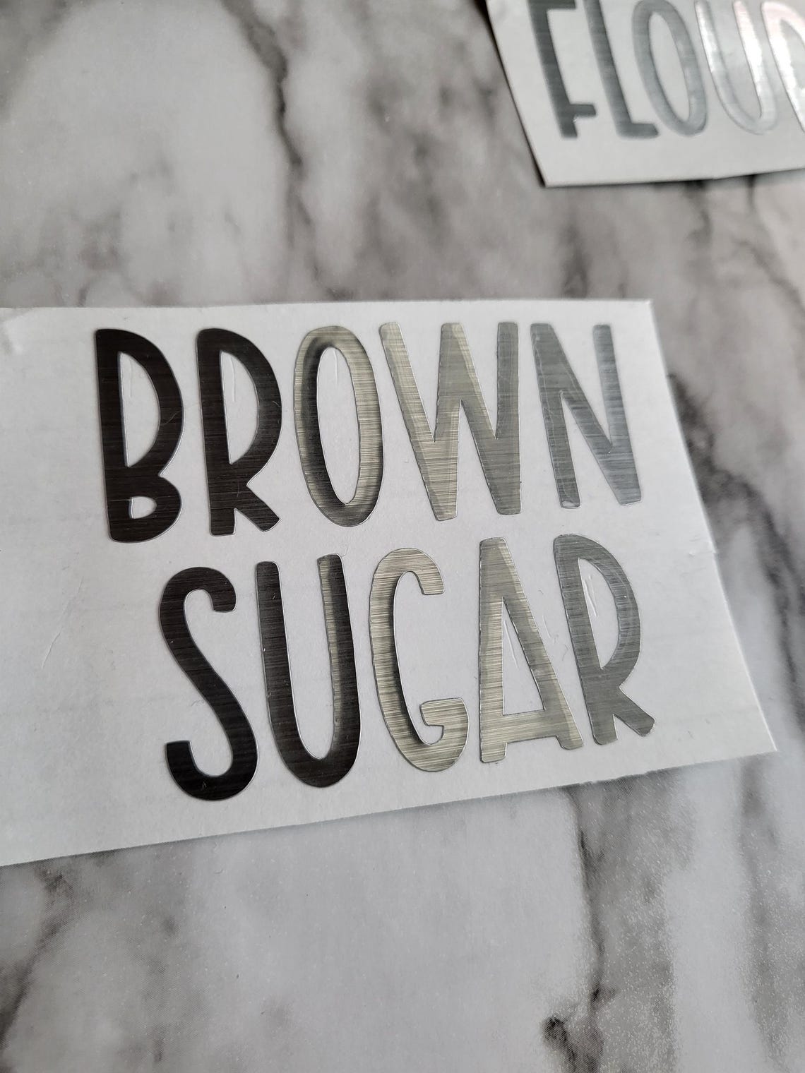 Baking Pantry Labels Set - Modern Vinyl Decals for Sugar, Flour ...