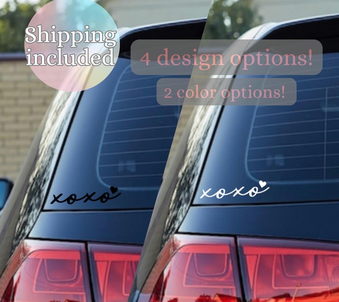 XOXO Love Decals: Vinyl Stickers for Home Decor - Etsy