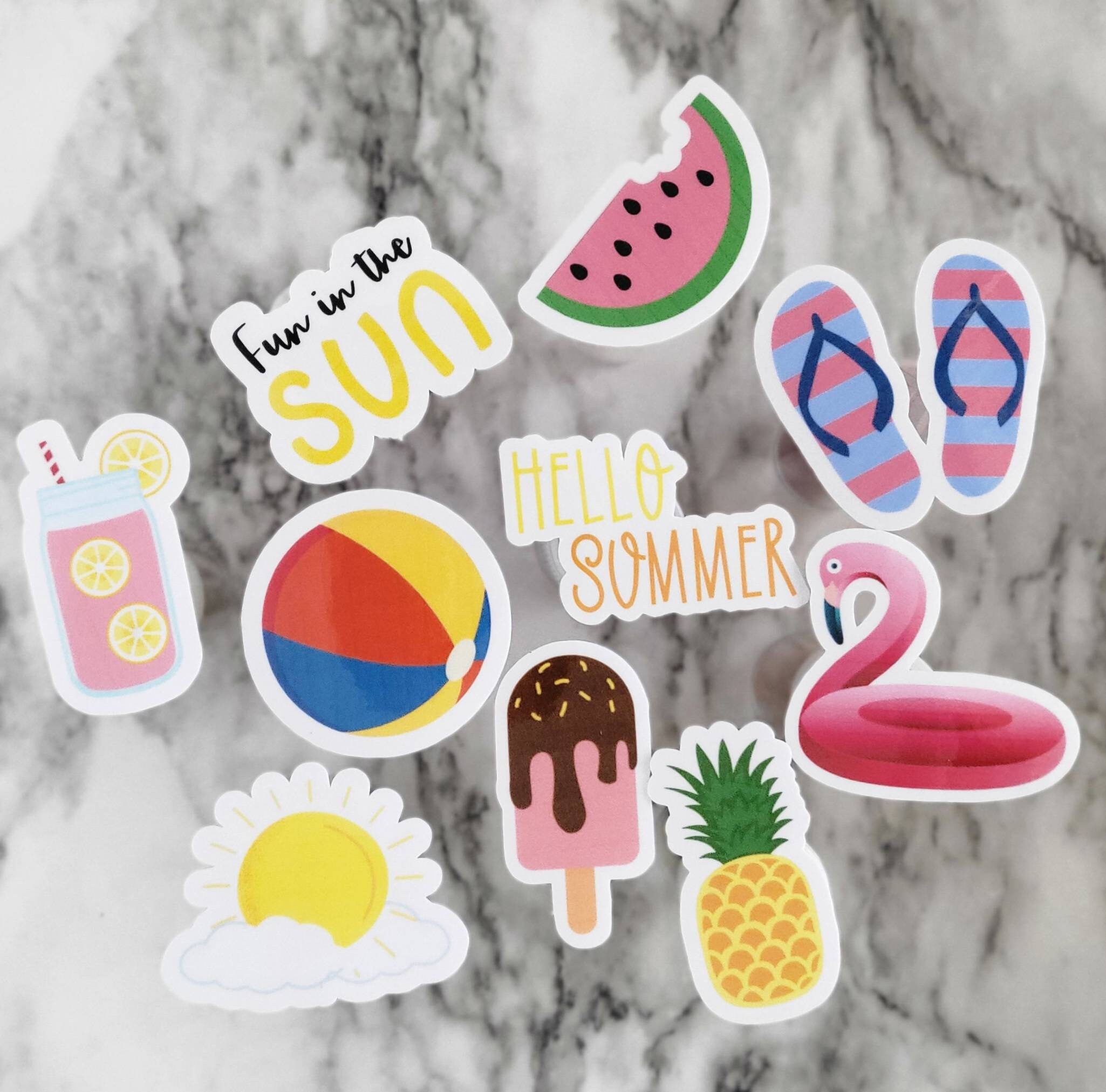 Summer Sticker Pack Fun in the Sun Stickers Summer - Etsy