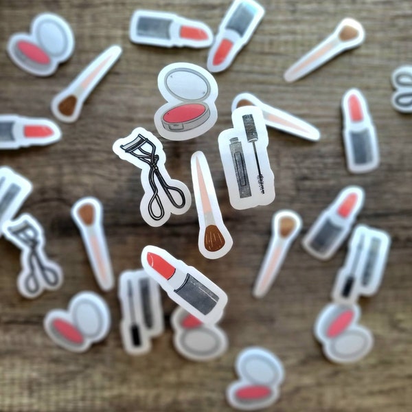 Scrapbook Makeup Stickers - Etsy