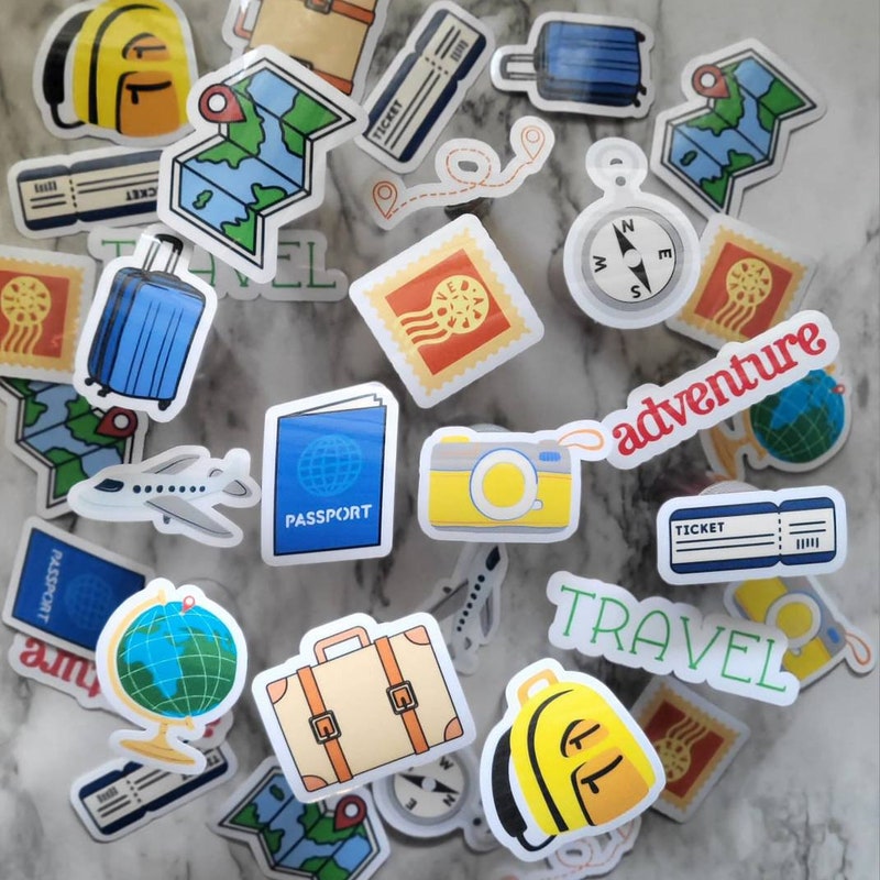 Travel Stickers - Etsy
