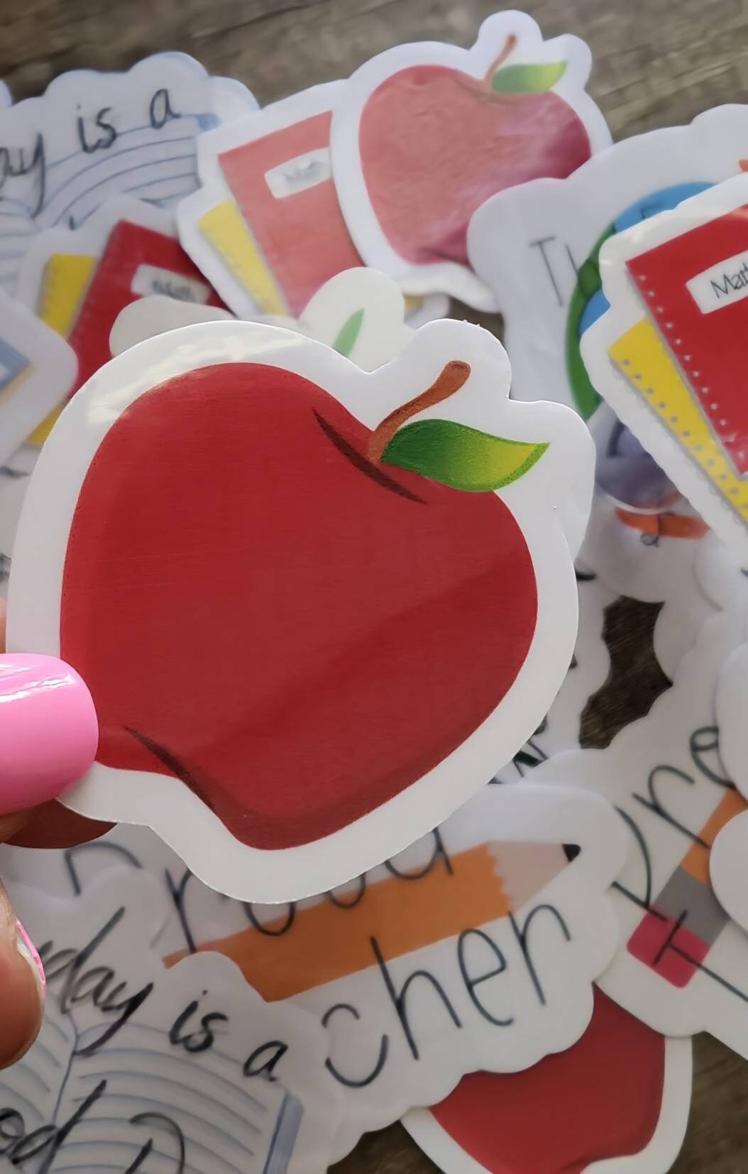 I Love My Teacher Sticker Pack teacher Appreciation Sticker Teacher ...