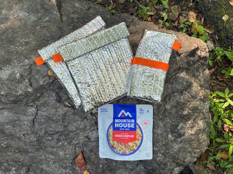 Ultralight Backpacking Food Cozy | Freeze-dried Meal Insulator | Hot ...