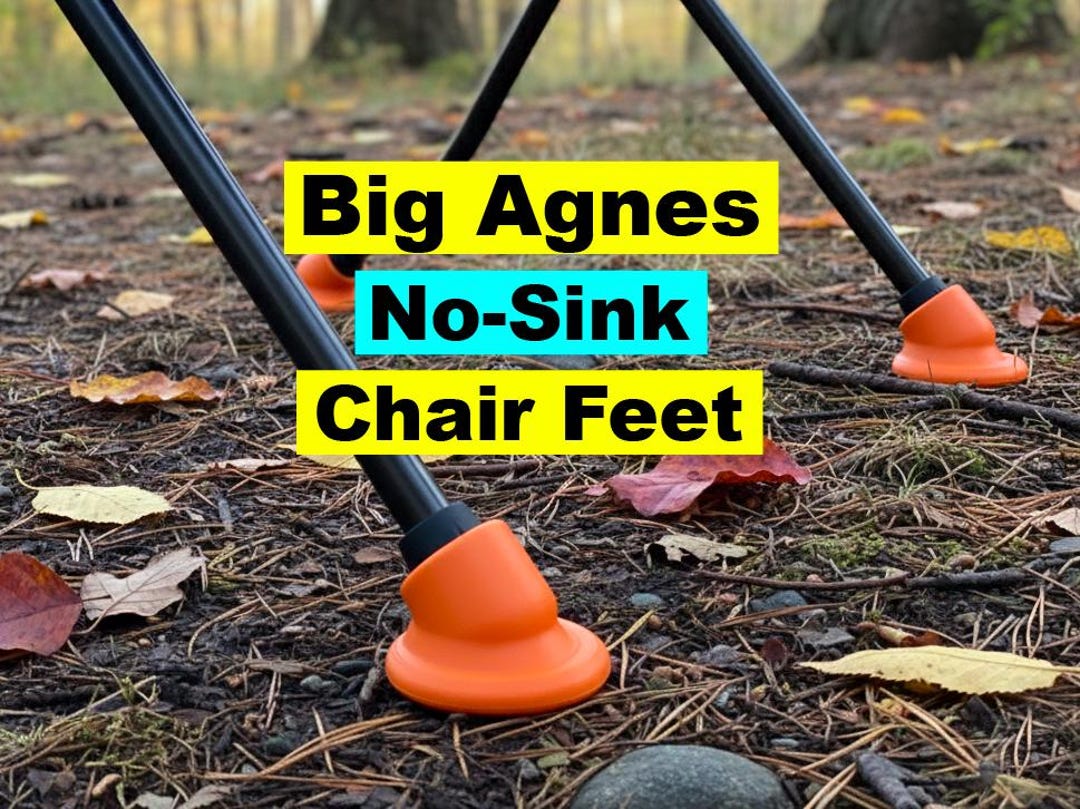 No-sink Feet for Big Agnes Chairs- Skyline UL, Mica Basin and Big Six ...